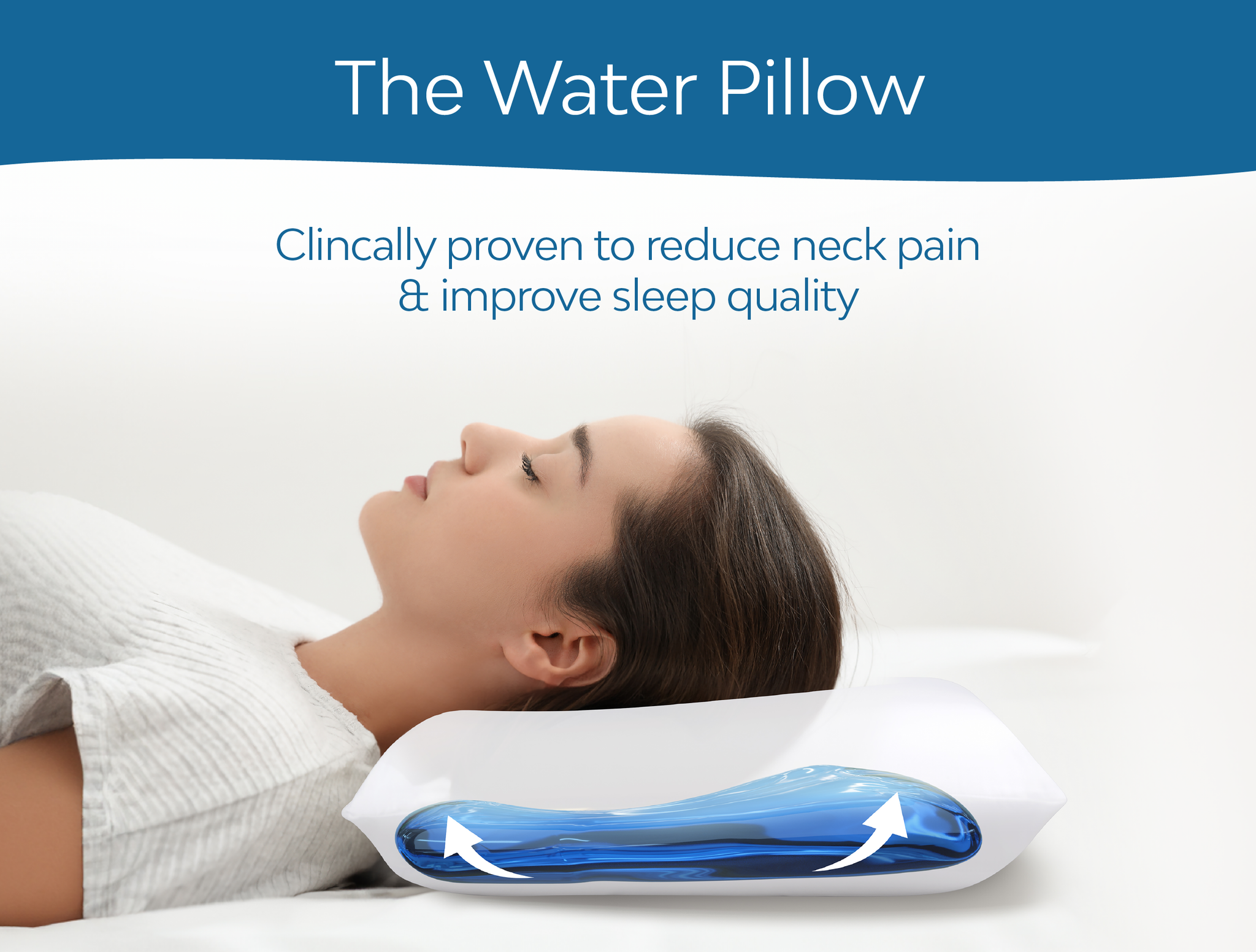 The Water Pillow by Mediflow - Reduces Neck Pain and Improves Sleep ...